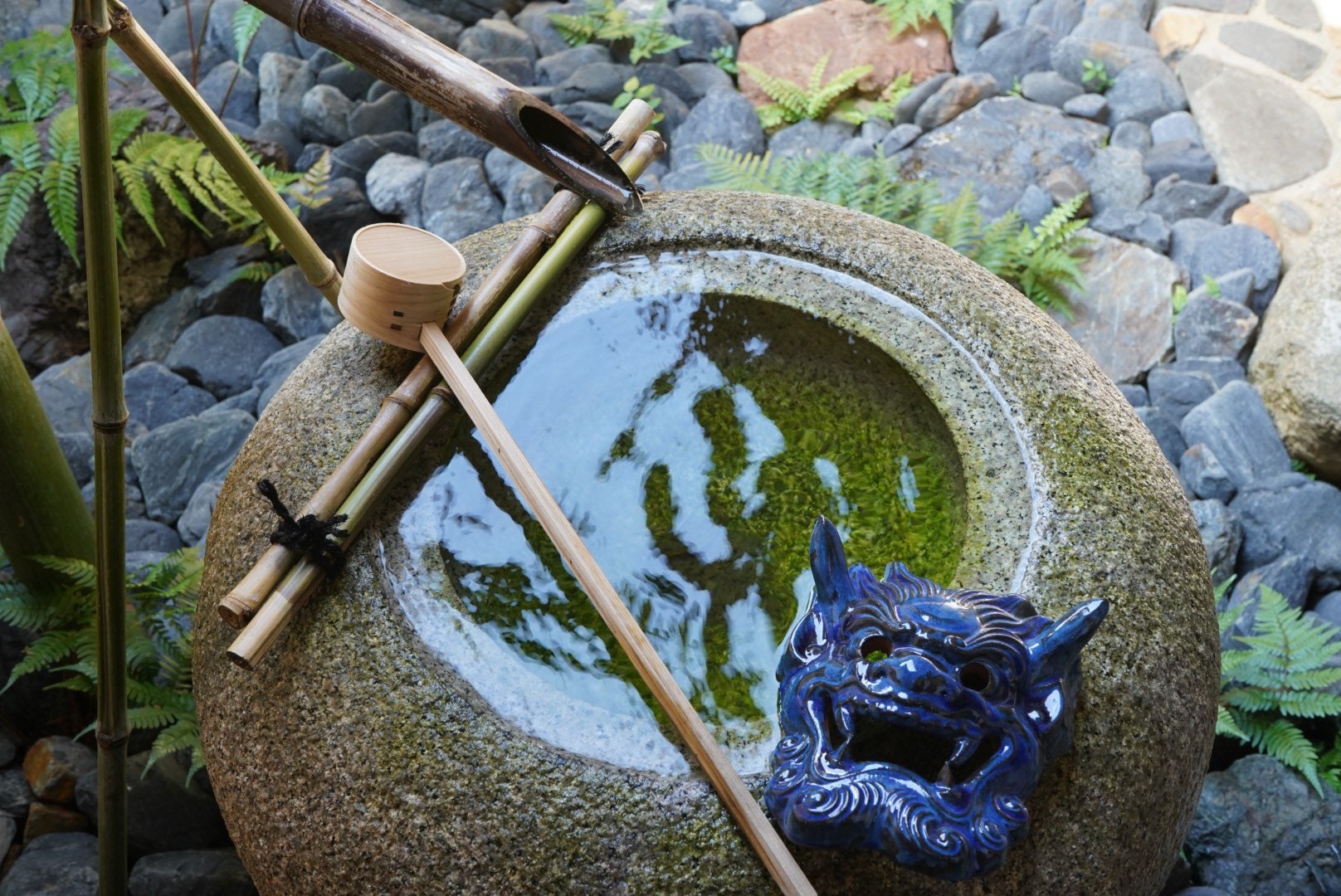 Japan Wall Art ONI Collection Blue - Etsy Australia