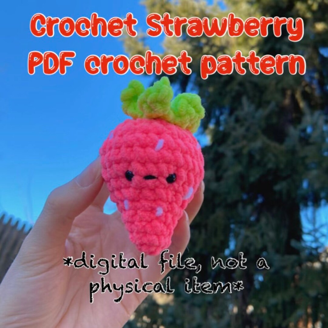 Strawberry Amigurumi Crochet Pattern PDF *DIGITAL FILE* - Etsy