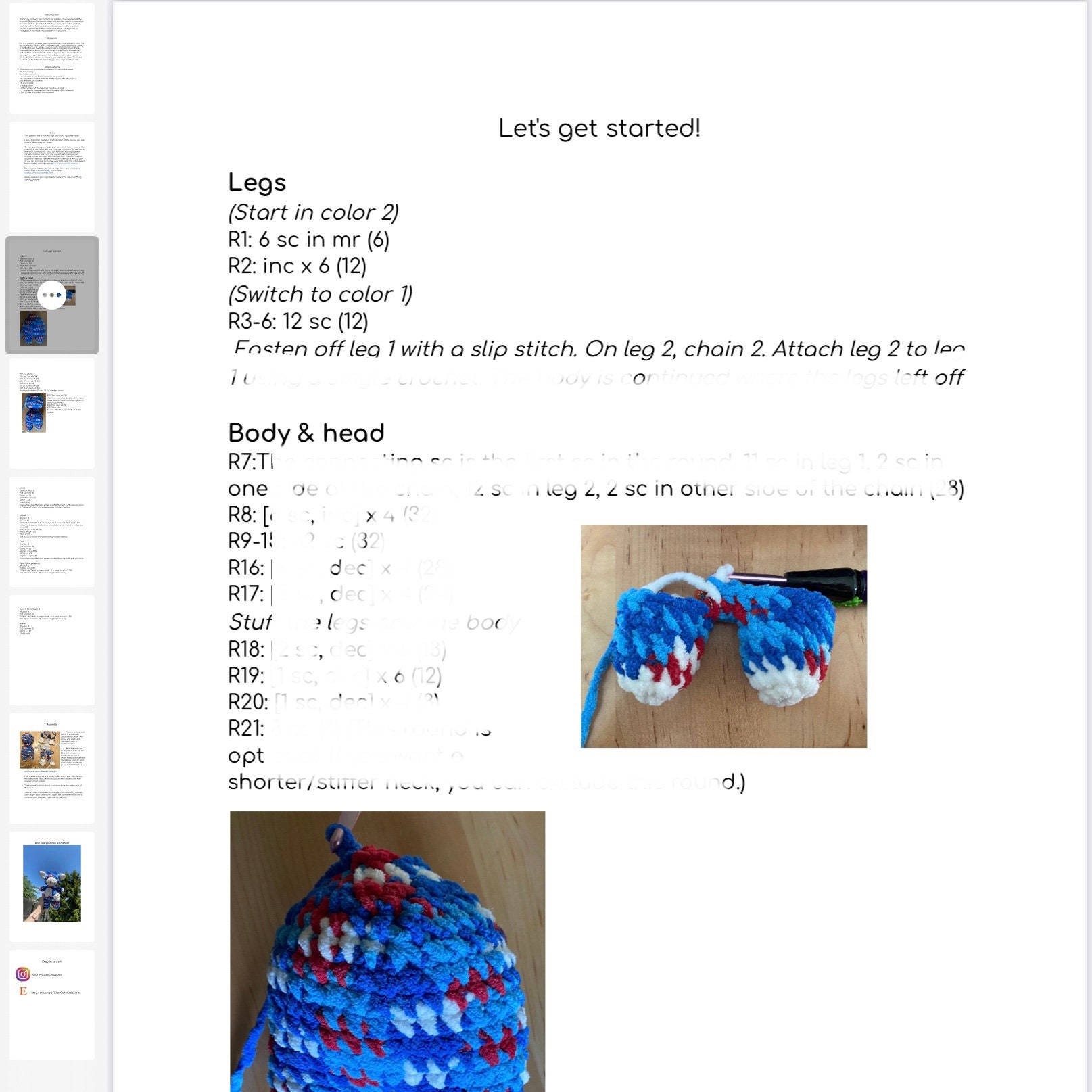 Moo-moo the Cow PDF Pattern, Crochet Cow PDF Pattern, Crochet Pattern ...