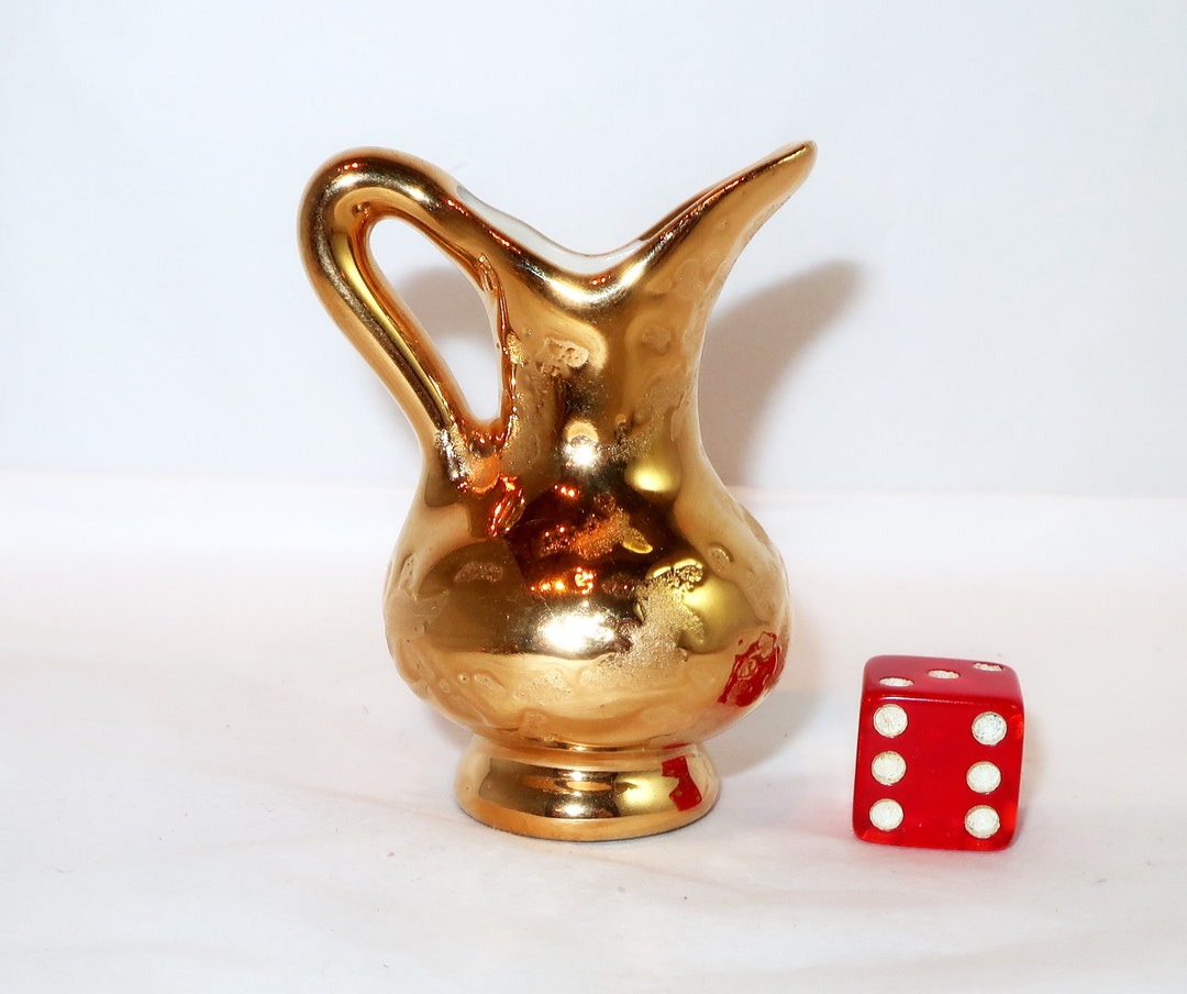 2.5in 22K WEEPING GOLD PITCHER by Park Ave Made in Usa Gold - Etsy