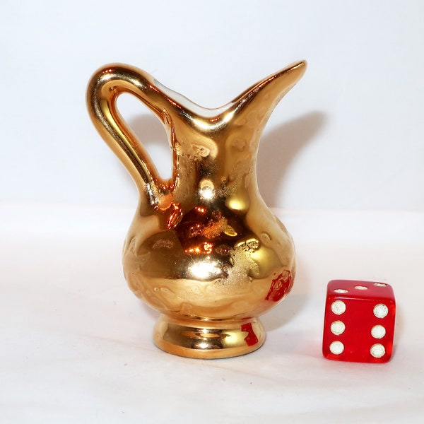 22k Gold Plated Vase - Etsy