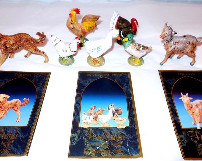 FONTANINI NATIVITY ANIMALS 7.5in Scale Choose Dog, Goat, Bethlehem ...