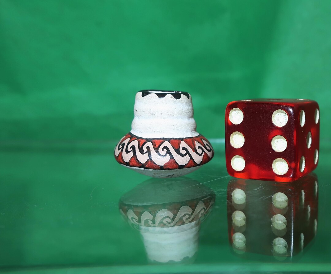 GLORIA BOGULAS MINIATURE Pottery Pot Vase Tiny Artist Signed Native ...
