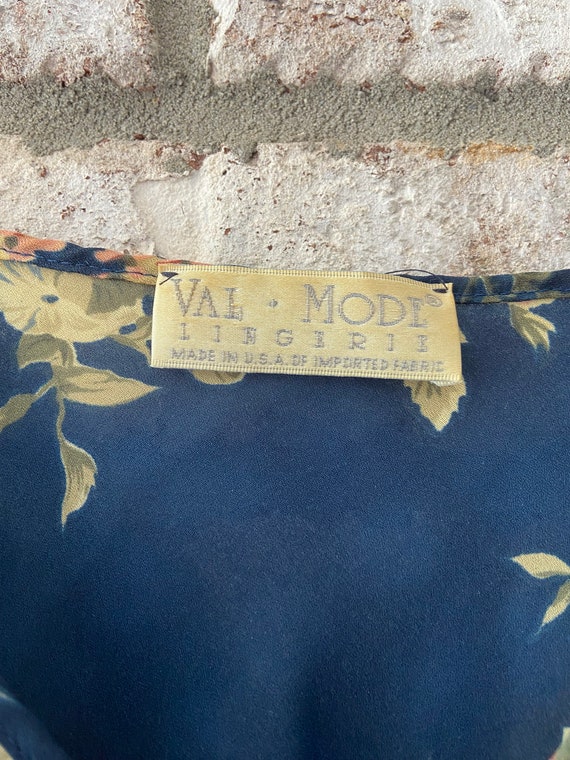 Vintage Val Mode Floral Slip Dress - Gem