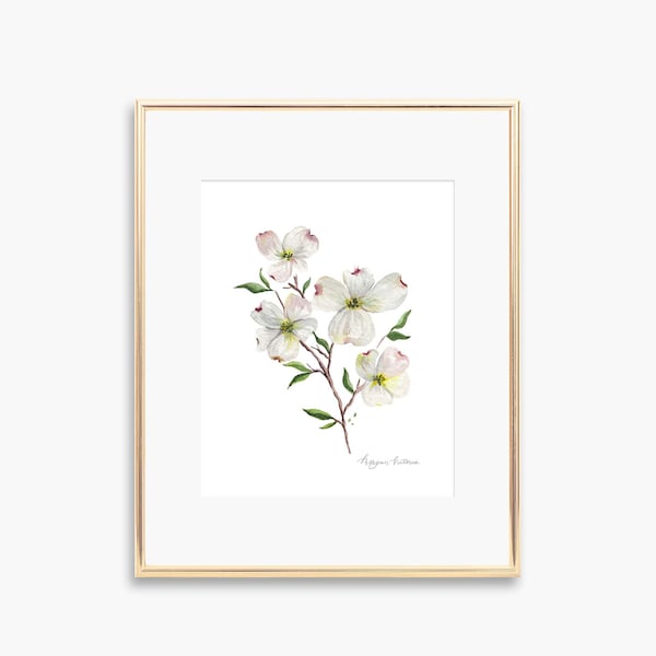 Dogwood Print - Etsy