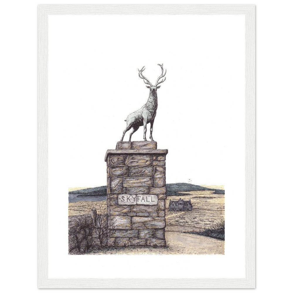 Skyfall Deer Statue