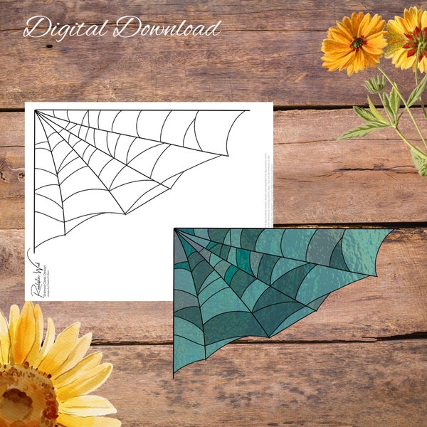 Stained Glass Web - Etsy