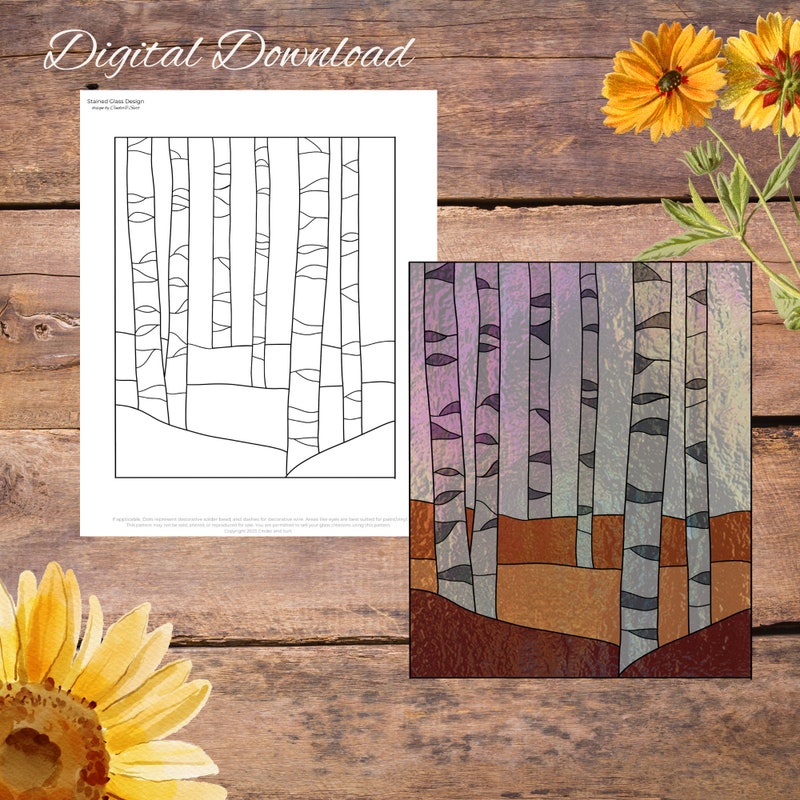 Aspen Tree Glass - Etsy