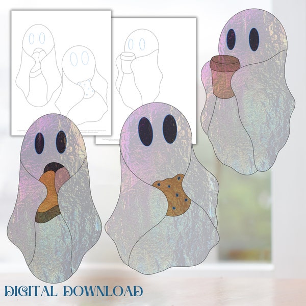 Stained Glass Ghost - Etsy