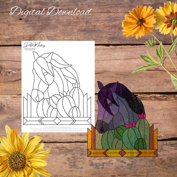 Stained Glass Southwestern - Etsy