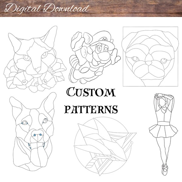 Celestial Sun and Moon Stained Glass Art Pattern - Etsy Canada