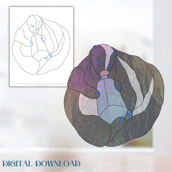 Stained Glass Skunk Pattern - Etsy