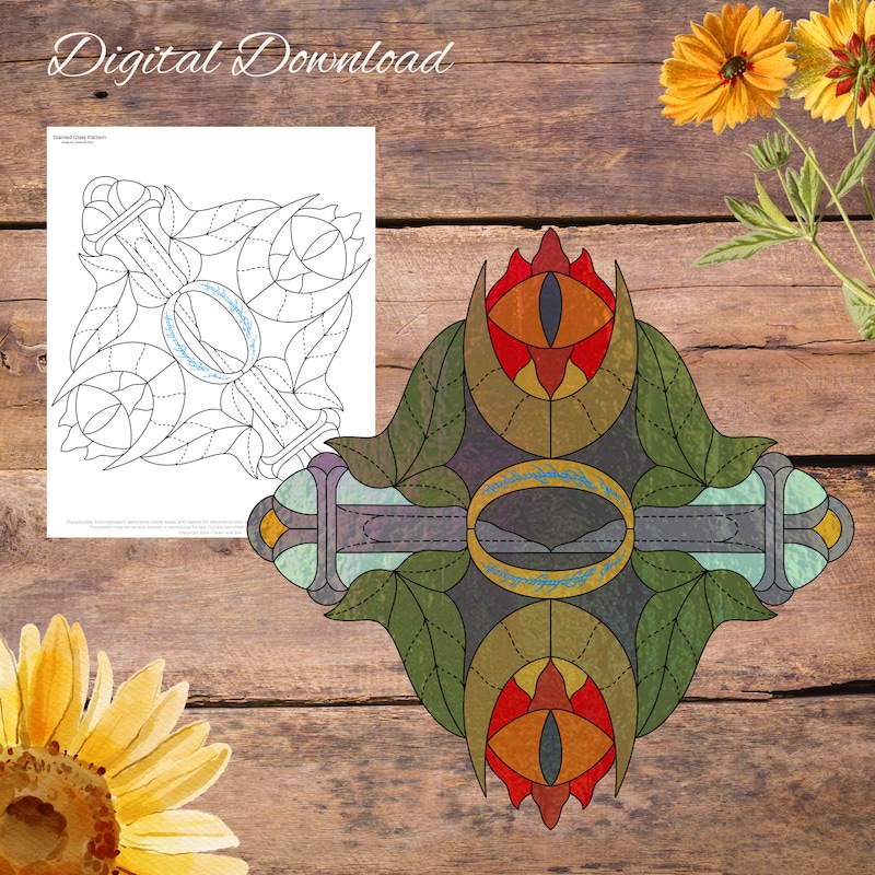 Stained Glass Ring - Etsy
