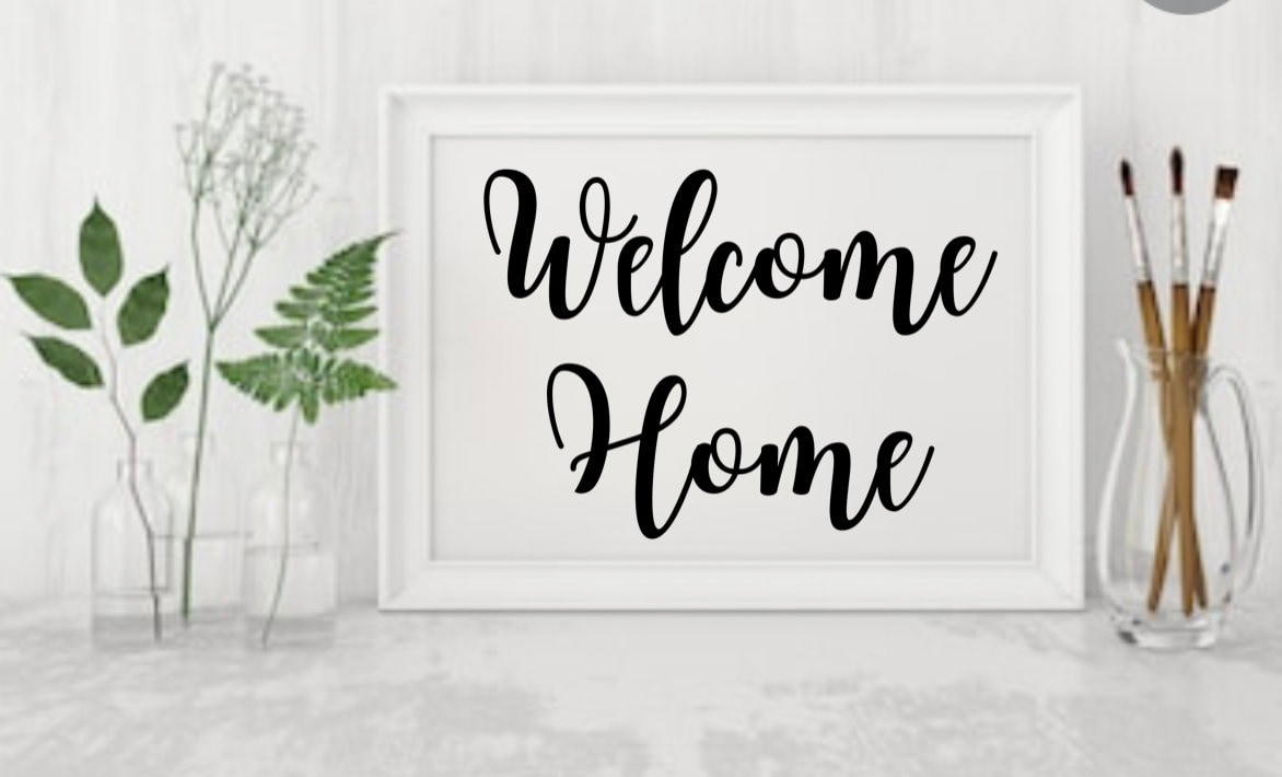 Welcome Home * Welcome Home Digital * Home Wall Decor * Welcome Home ...