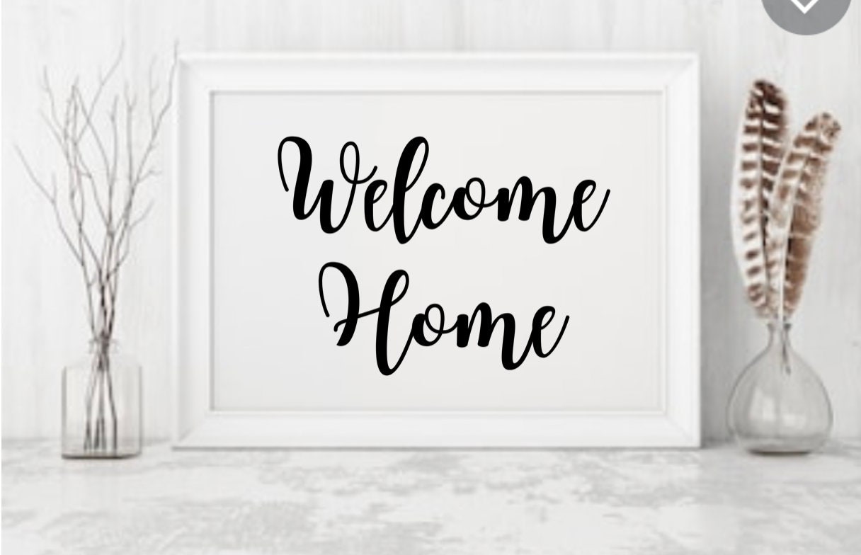 Welcome Home * Welcome Home Digital * Home Wall Decor * Welcome Home ...