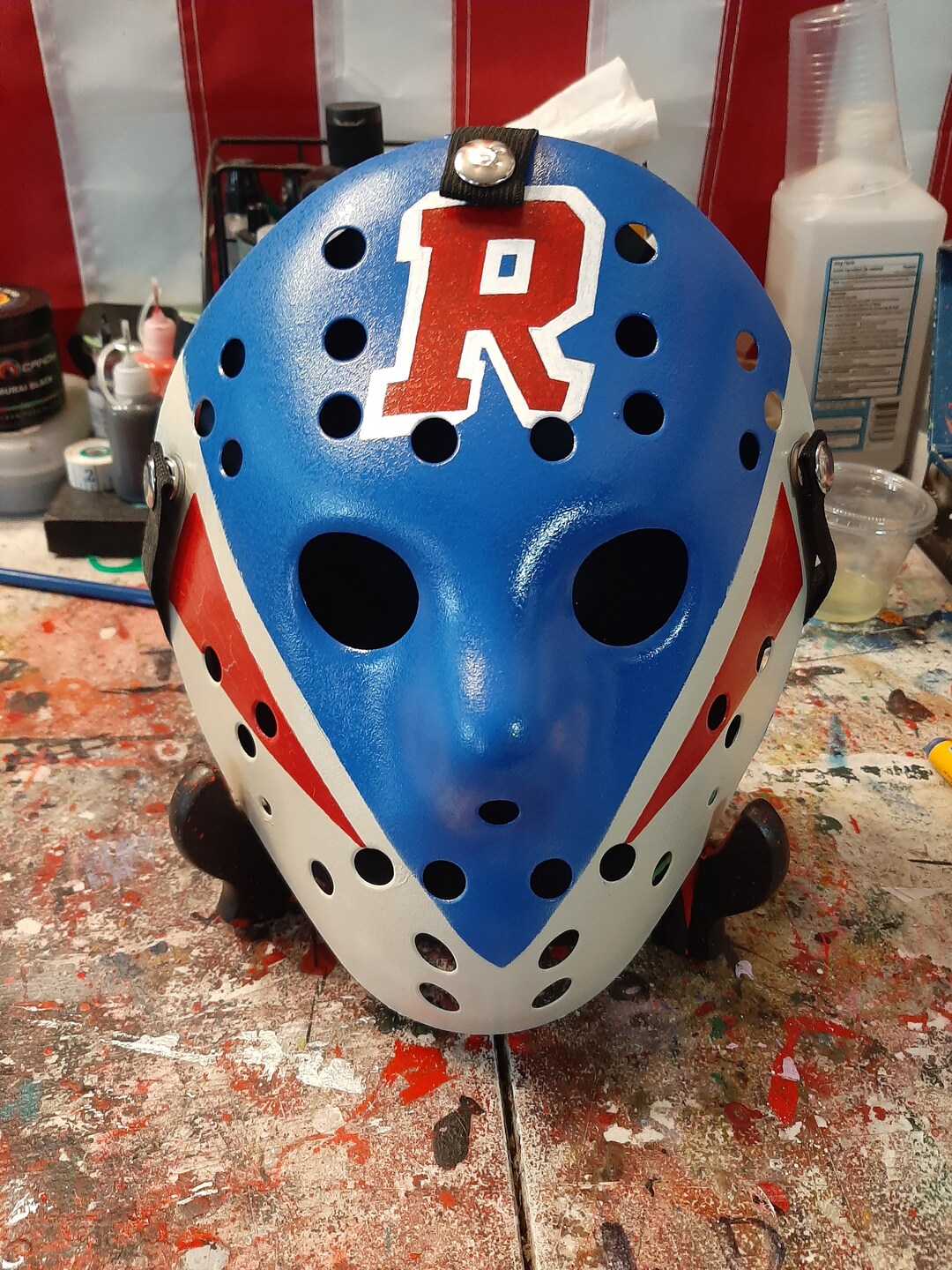 Rangers 24 - Custom Resin Jason Vorhees Hockey Mask - Etsy