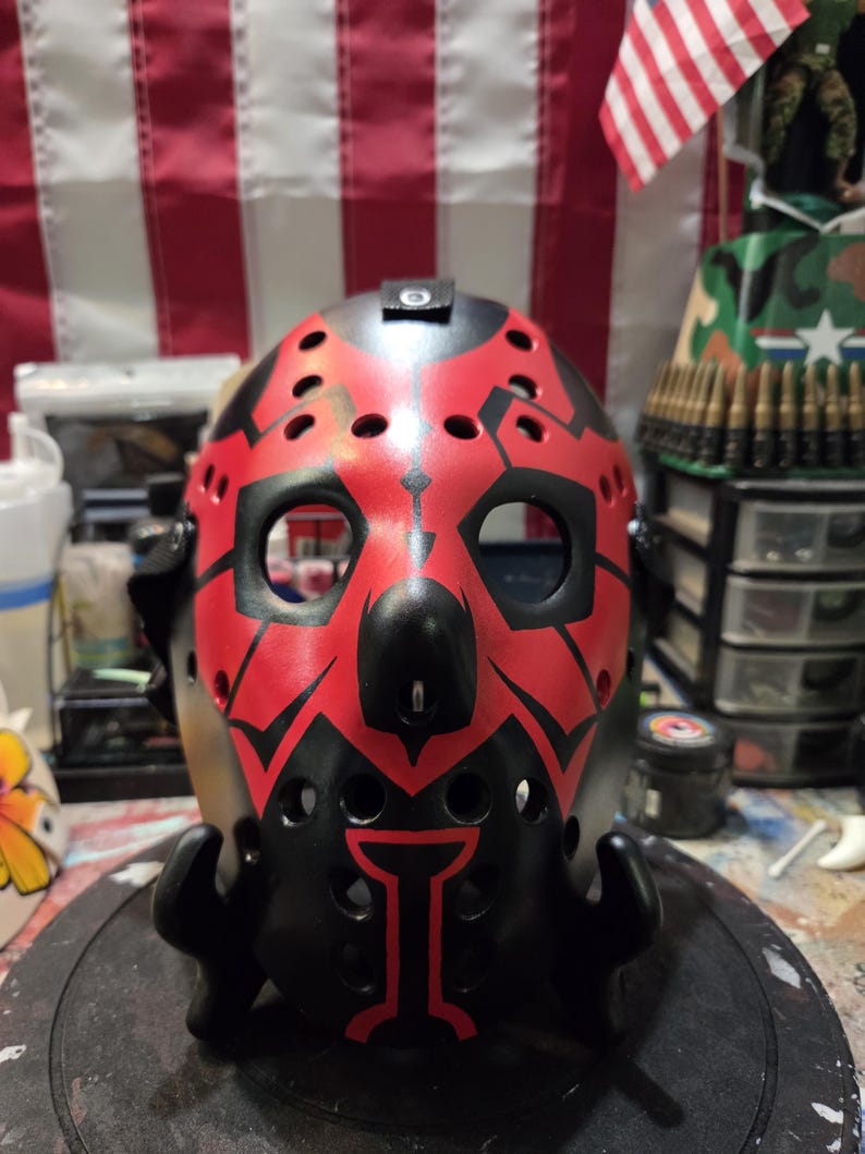 Custom Darth Maul Jason Resin Hockey Mask - Etsy
