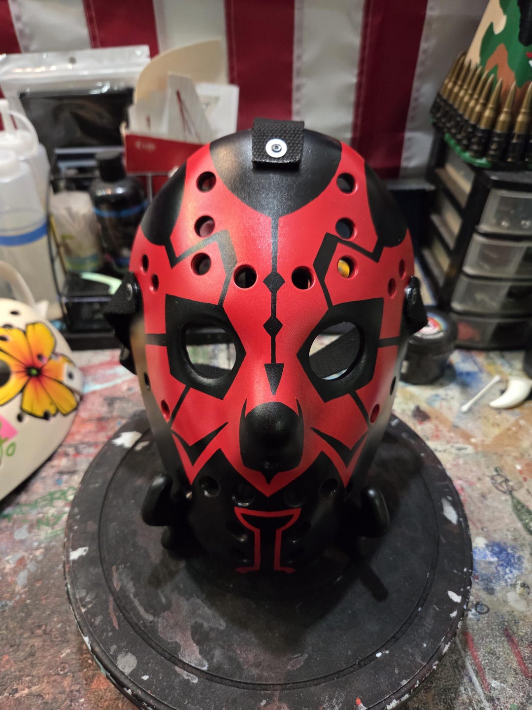 Custom Darth Maul Jason Resin Hockey Mask - Etsy