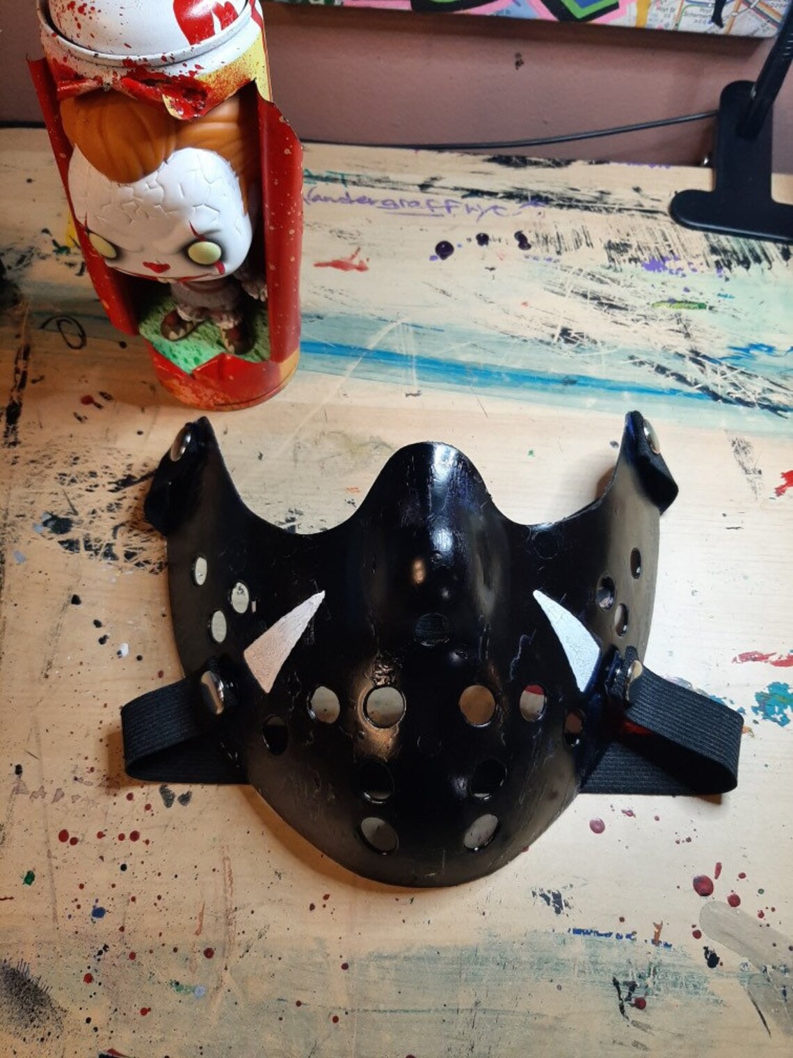 Half Mask Custom Jason Vorhees Half Mask | Etsy