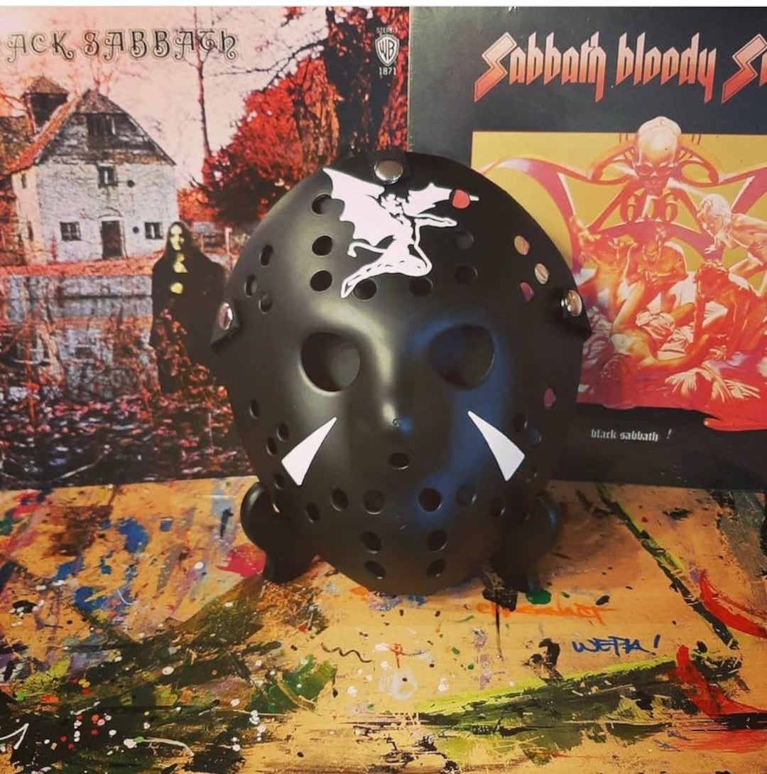 Black Sabbath Custom Resin Jason Vorhees Mask - Etsy