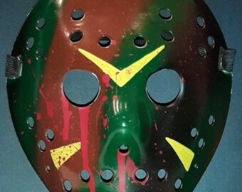 Half Mask Custom Jason Vorhees Half Mask | Etsy