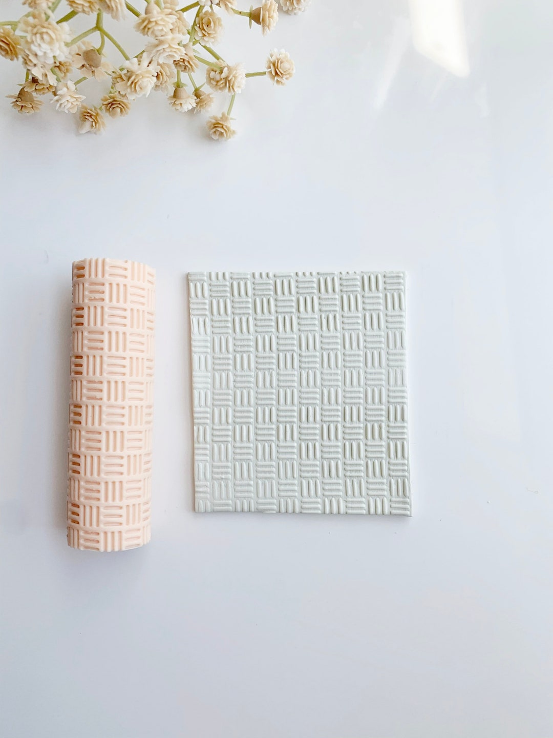 Lines 2 Polymer Clay Roller / Texture Roller / Clay Texture Roller ...