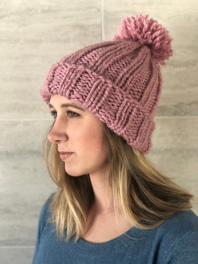 Chunky Knit Hat - Etsy