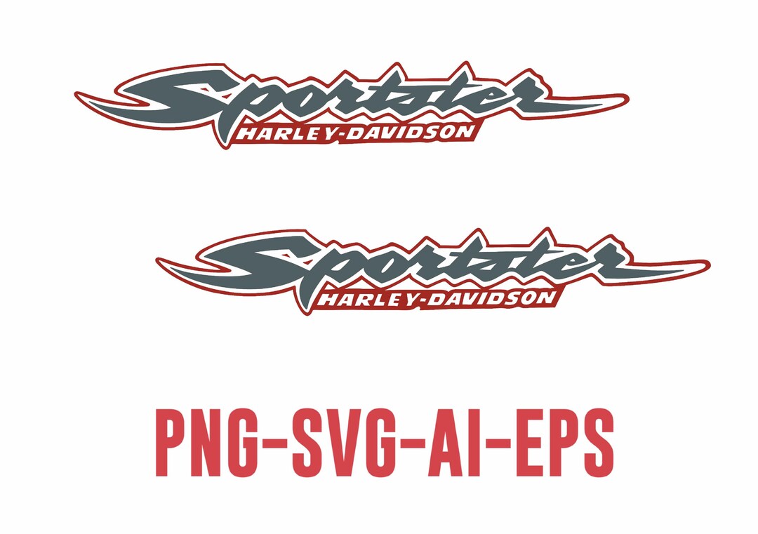 Tank Decal HD Sportster LHS/RHS TD003 Digital File - Etsy