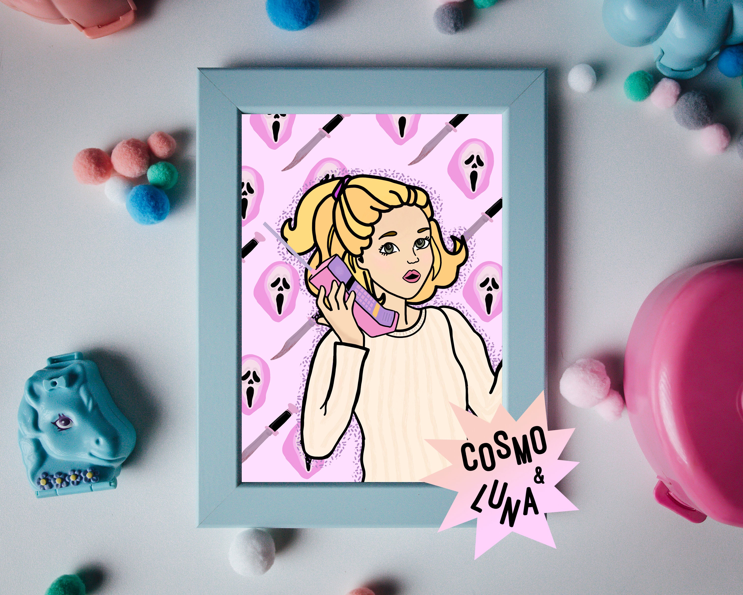 Barbie Scream Movie Inspired DIGITAL 5x7 Art Print Drew - Etsy Singapore