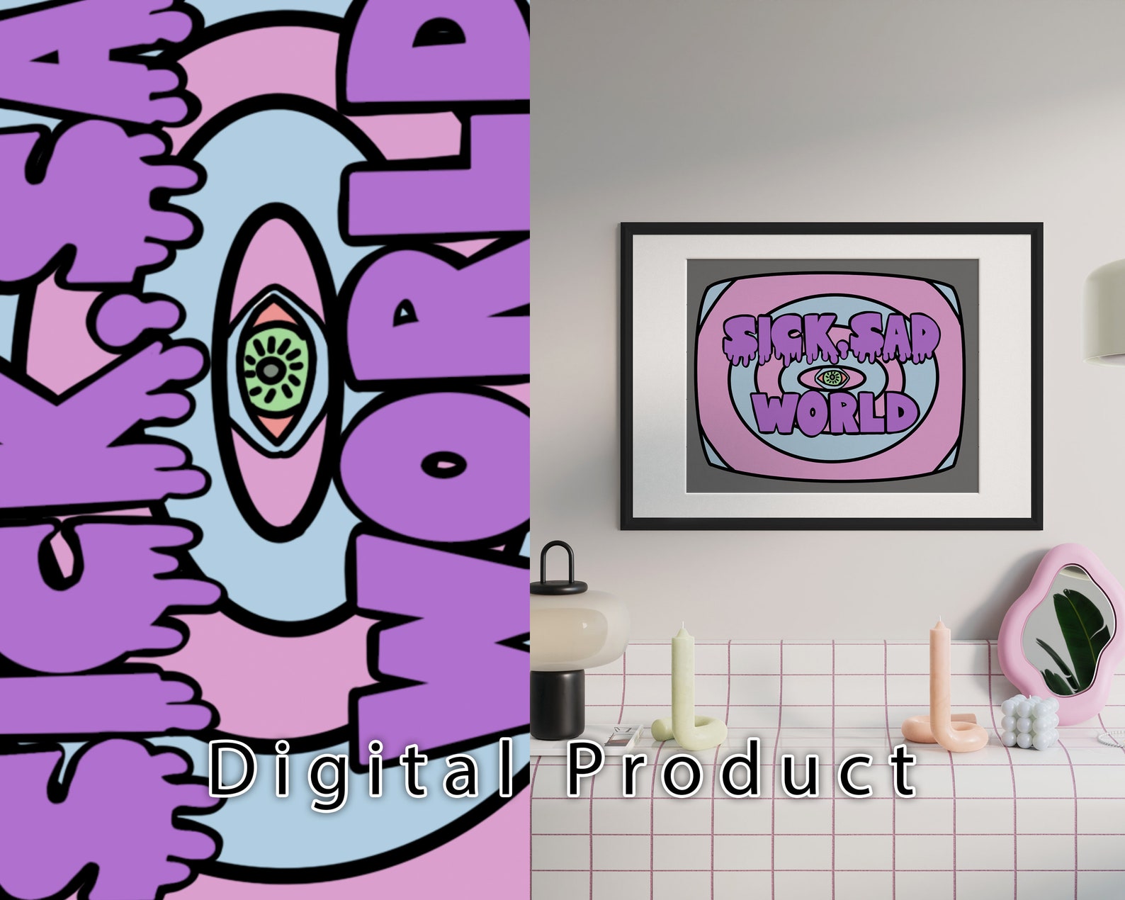 Sick Sad World Printable Daria Inspo, MTV, Pastel, Art Print, Print at ...