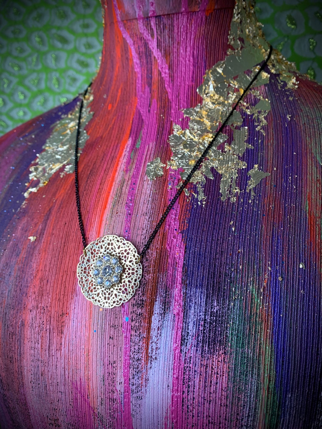 Upcycled Necklace Recycled From Vintage Jewelry - Etsy