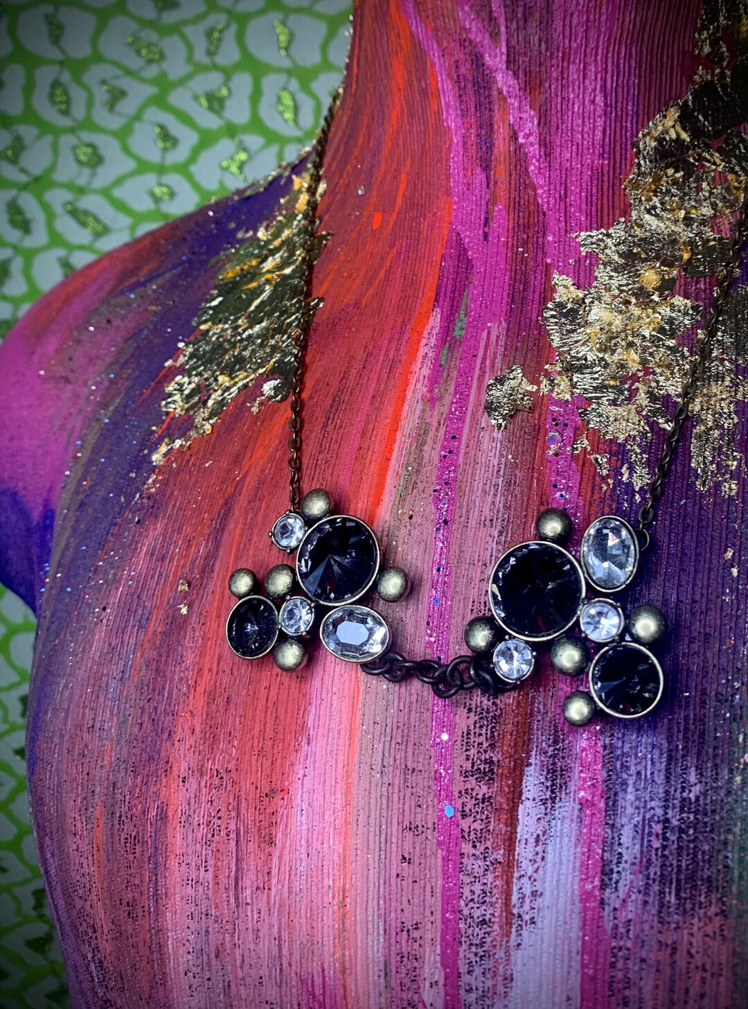 Upcycled Necklace Recycled From Vintage Jewelry - Etsy