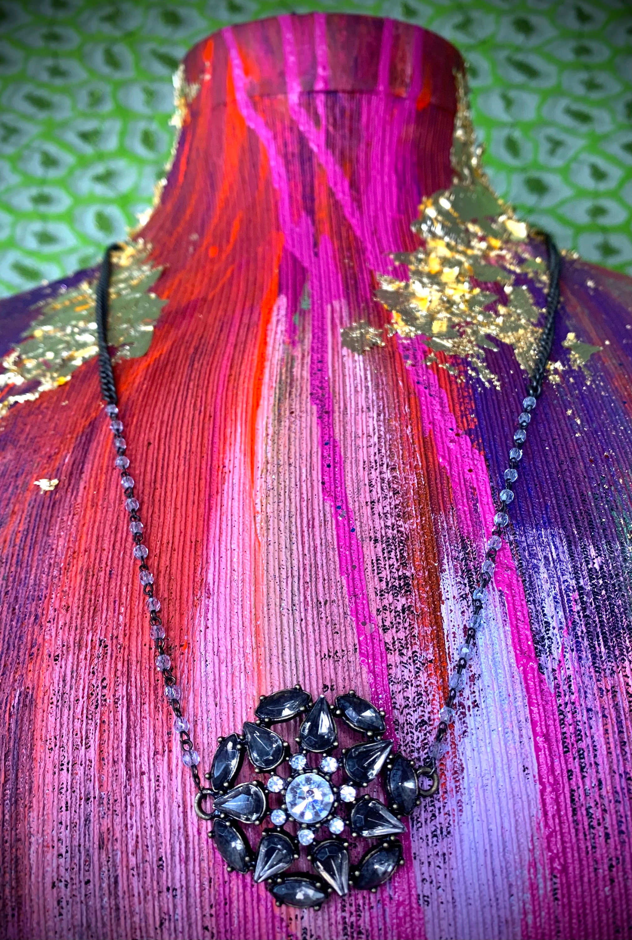 Upcycled Necklace Recycled From Vintage Jewelry - Etsy