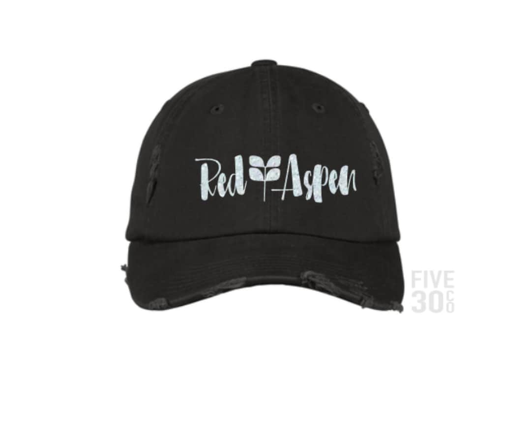 Custom Black Distressed Hat - Etsy