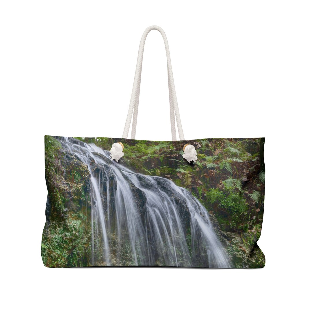Nature-inspired Waterfall Weekender Bag Large and Functional - Etsy