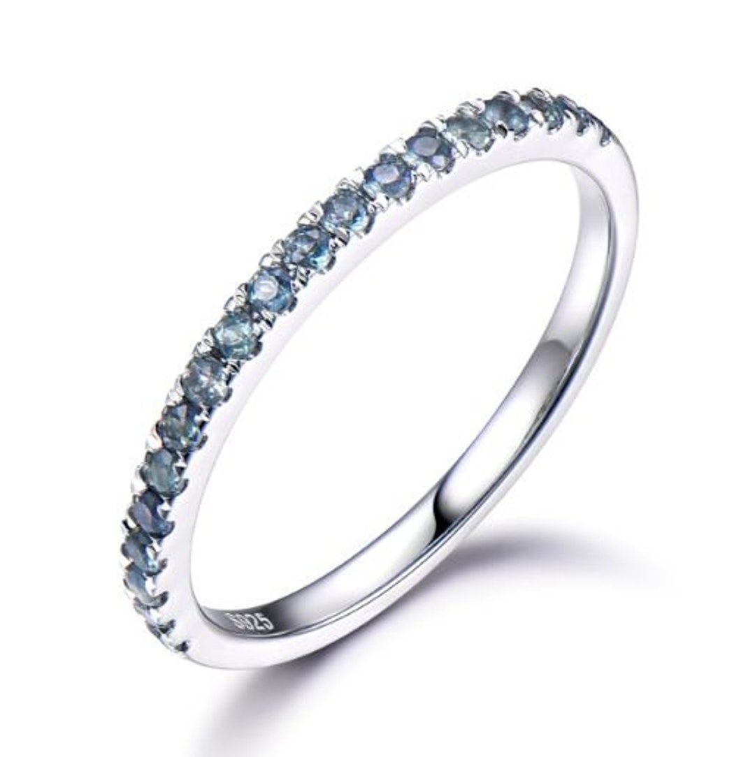 Natural Alexandrite Eternity Band Ring Alexandrite Stacking - Etsy