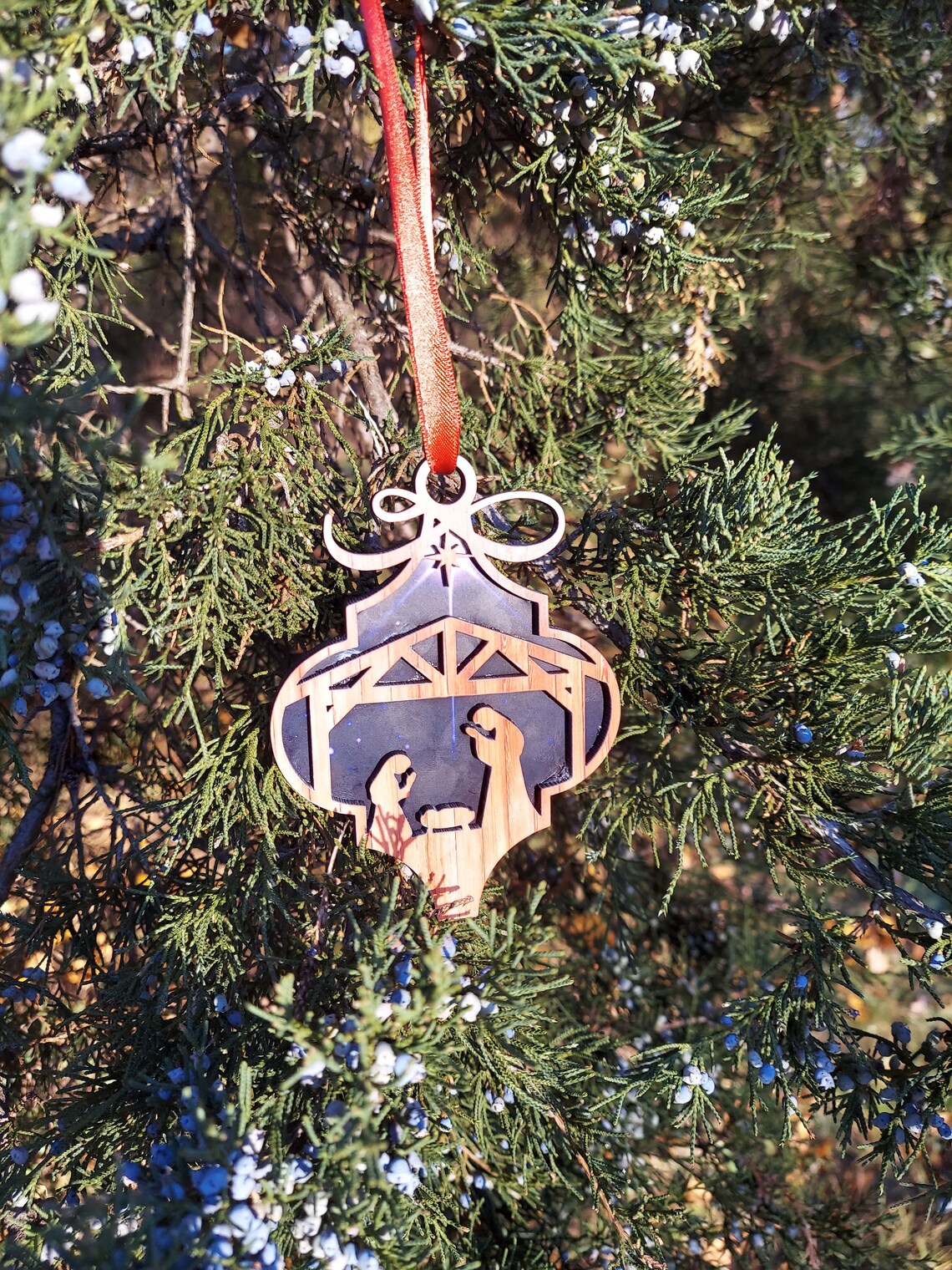Nativity Christmas Ornament | Christmas Ornament | Christian Decor - Etsy