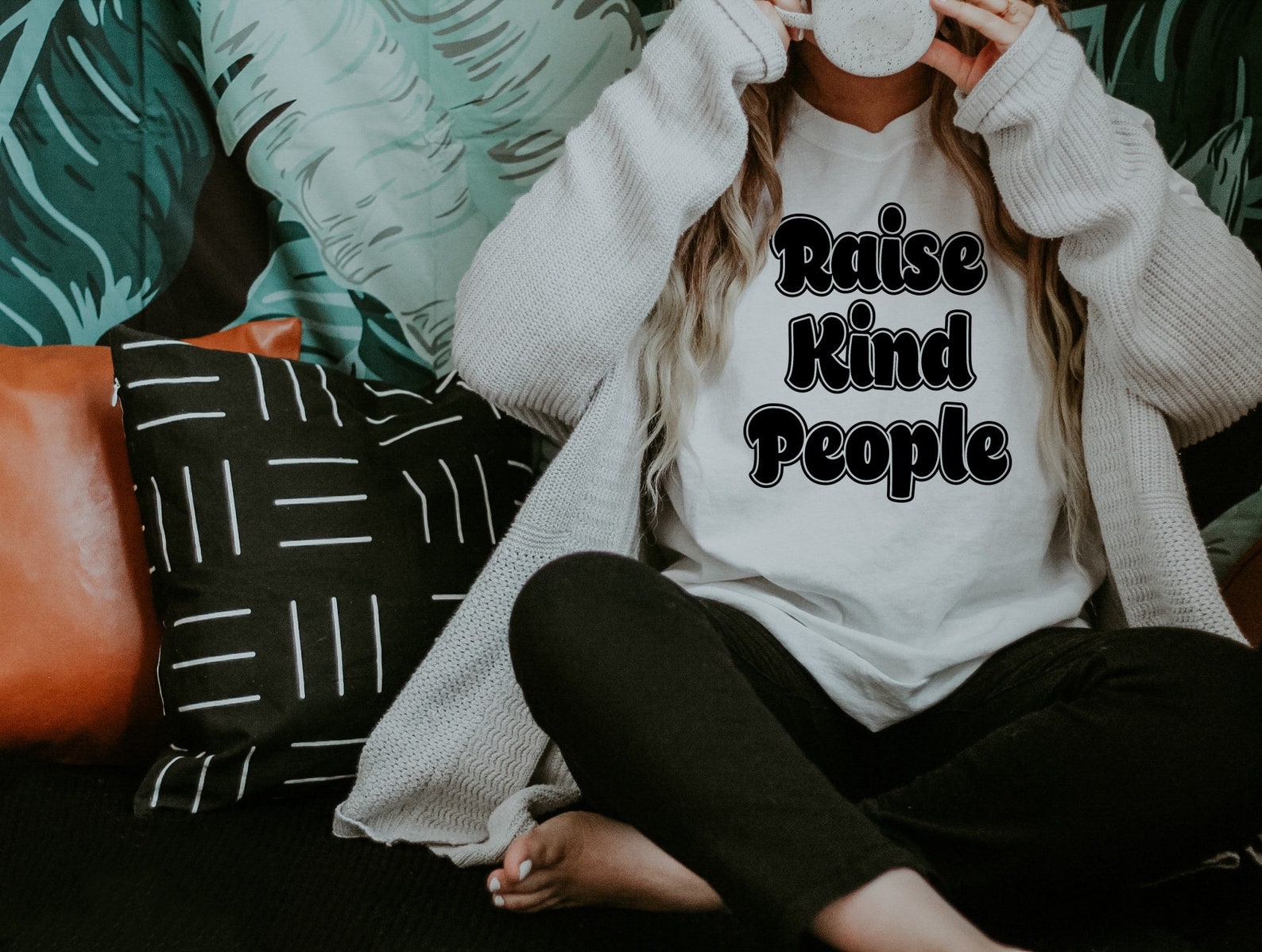 RAISE KIND People Graphic Tee, SVG Cuttable Graphic for Cricut ...