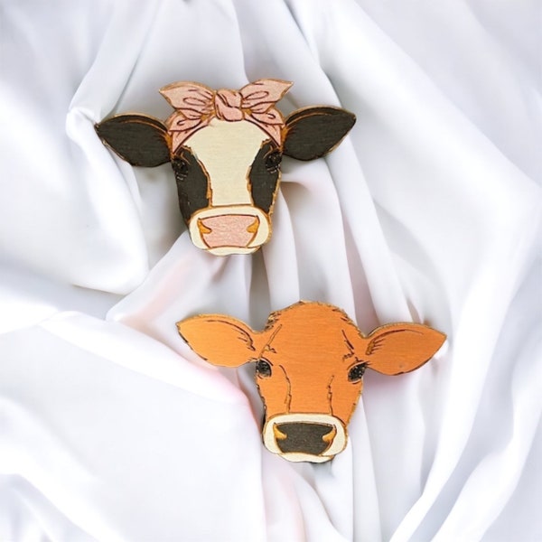 Cow Magnet - Etsy