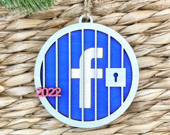 Facebook Jail Ornament - Etsy
