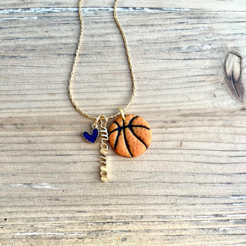 Basketball Necklace - Etsy