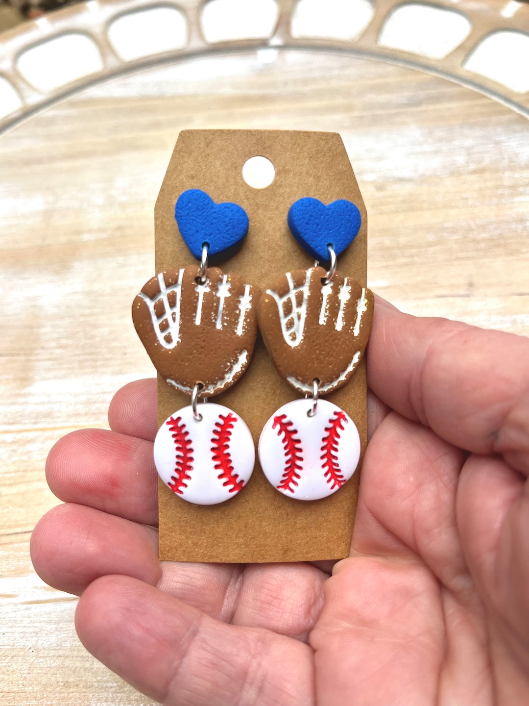 Handmade Baseball Earrings - Customizable Sports Jewelry for Baseball ...