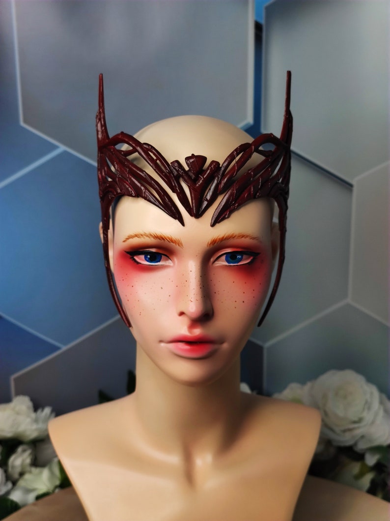 Inspired Scarlet Witch Crown Tiara/ Wanda Maximoff Crown - Etsy