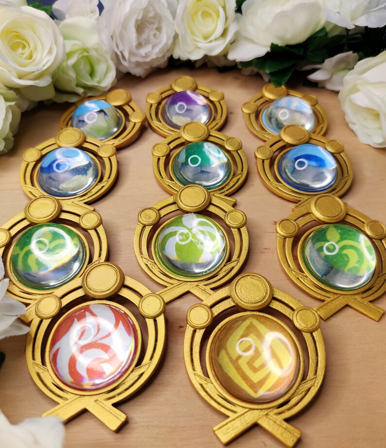 Genshin Impact Props Inazuma / Genshin God Eyes - Etsy