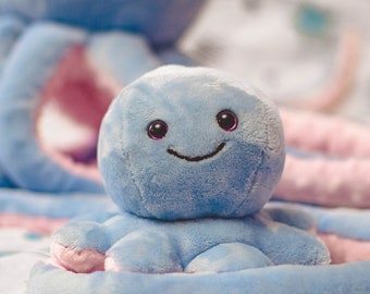 Grumpy Plush Octopus - Etsy