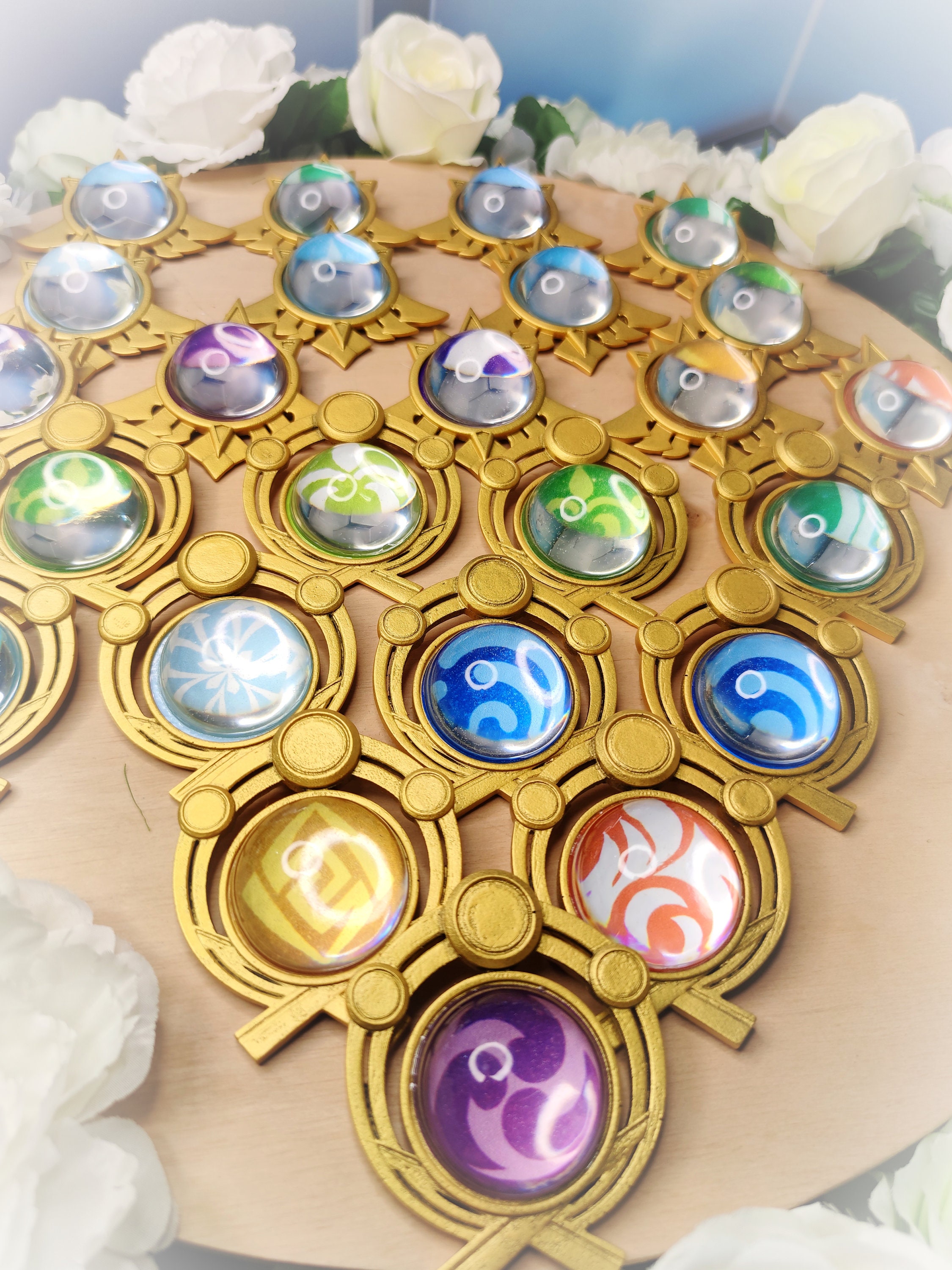 Genshin Impact Props Inazuma / Genshin God Eyes - Etsy