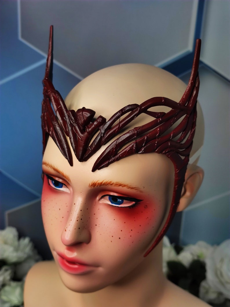 Inspired Scarlet Witch Crown Tiara/ Wanda Maximoff Crown - Etsy