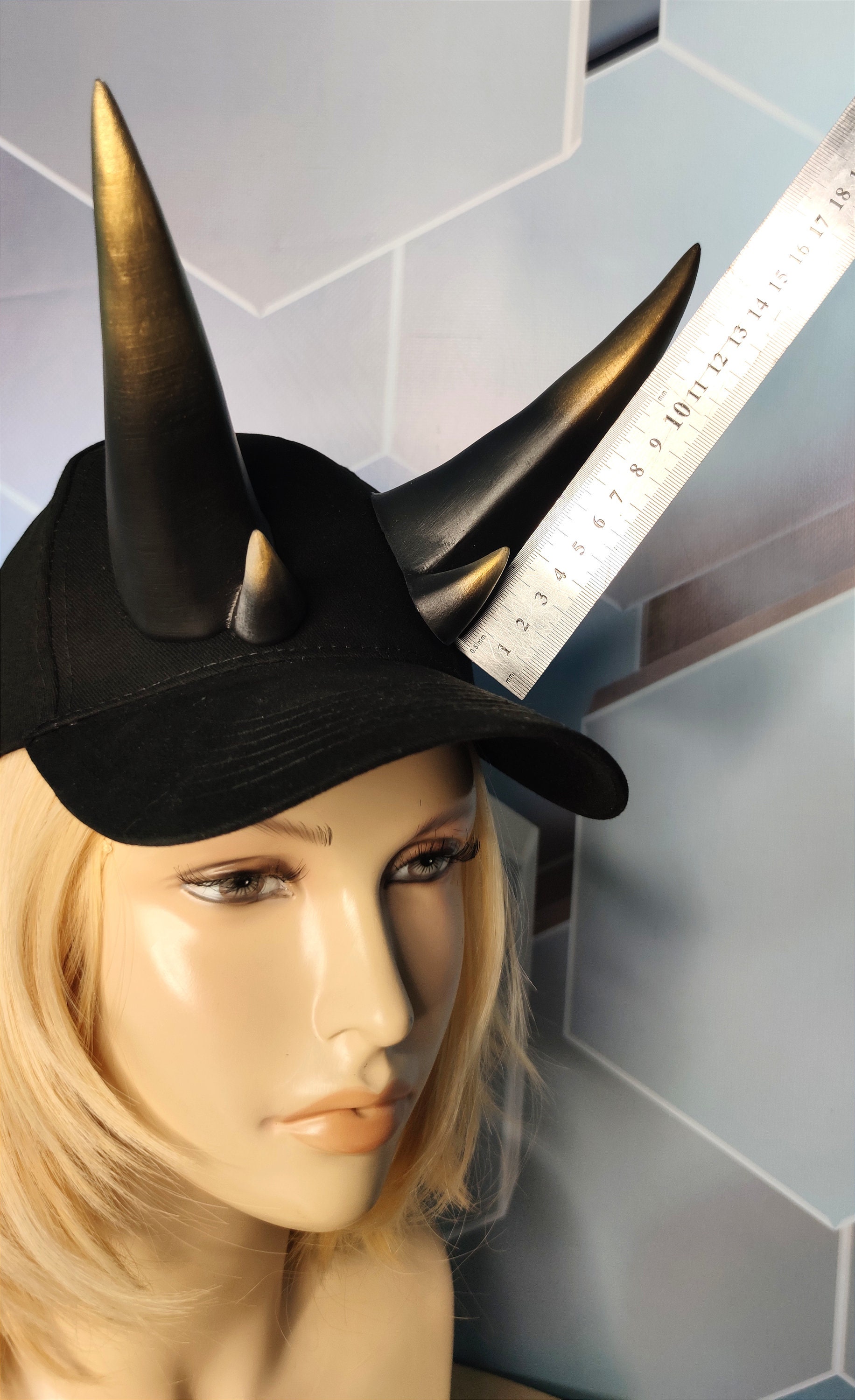 Xiao Horns Cap Demon Horns Cap Cosplay Horns Cap / READY & Dyed Custom ...