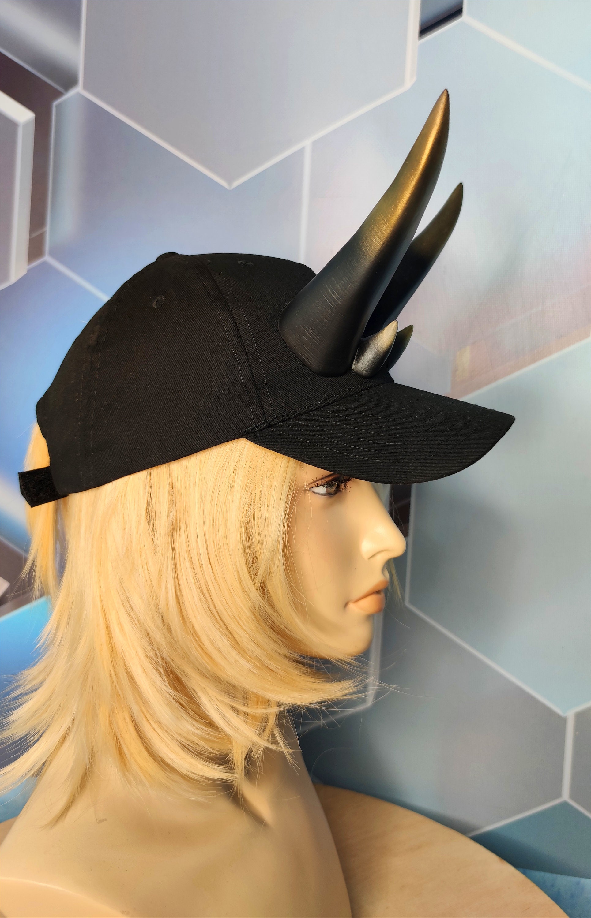 Xiao Horns Cap Demon Horns Cap Cosplay Horns Cap / READY & Dyed Custom ...