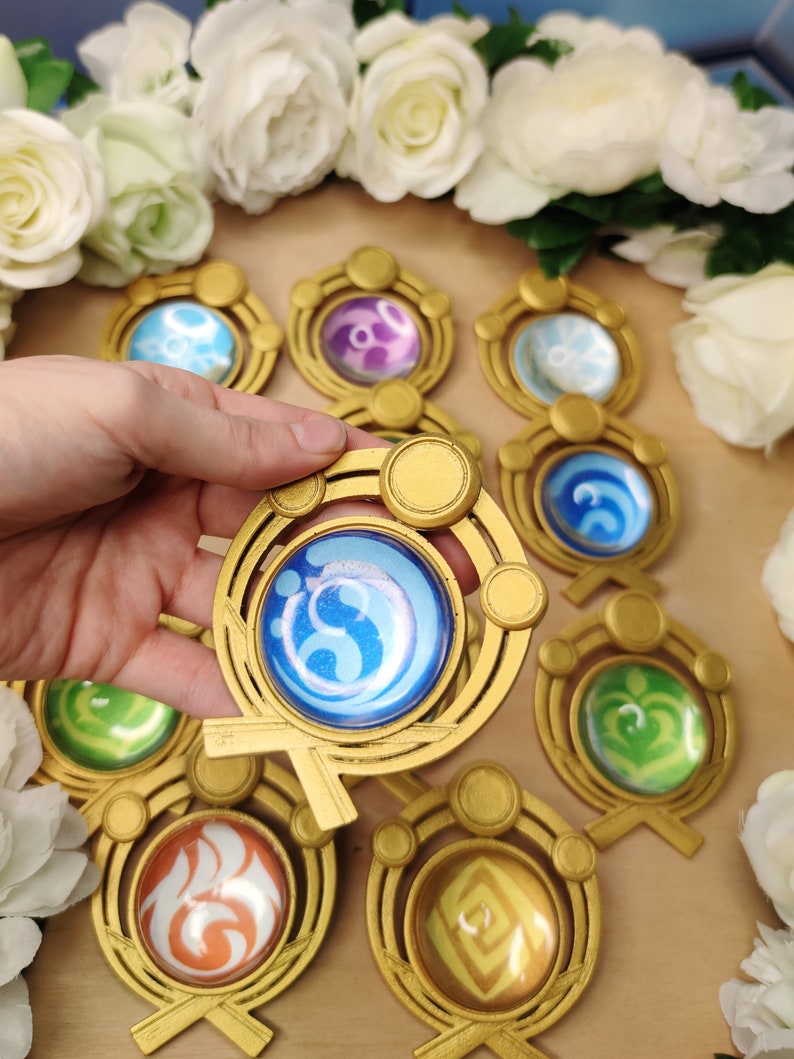 Genshin Impact Props Inazuma / Genshin God Eyes - Etsy